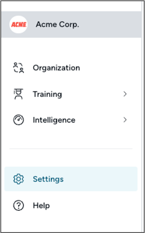 Settings & Integrations Screen – QA Help Center