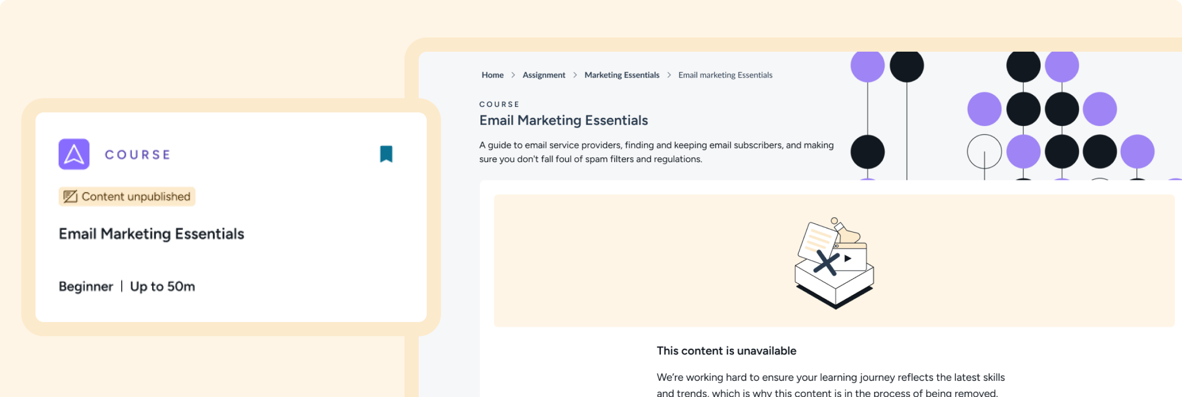 Understanding unpublished content- (1+2) – QA Help Center