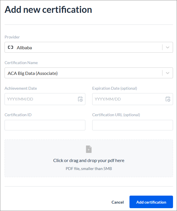 Uploading Your Certifications – QA Help Center